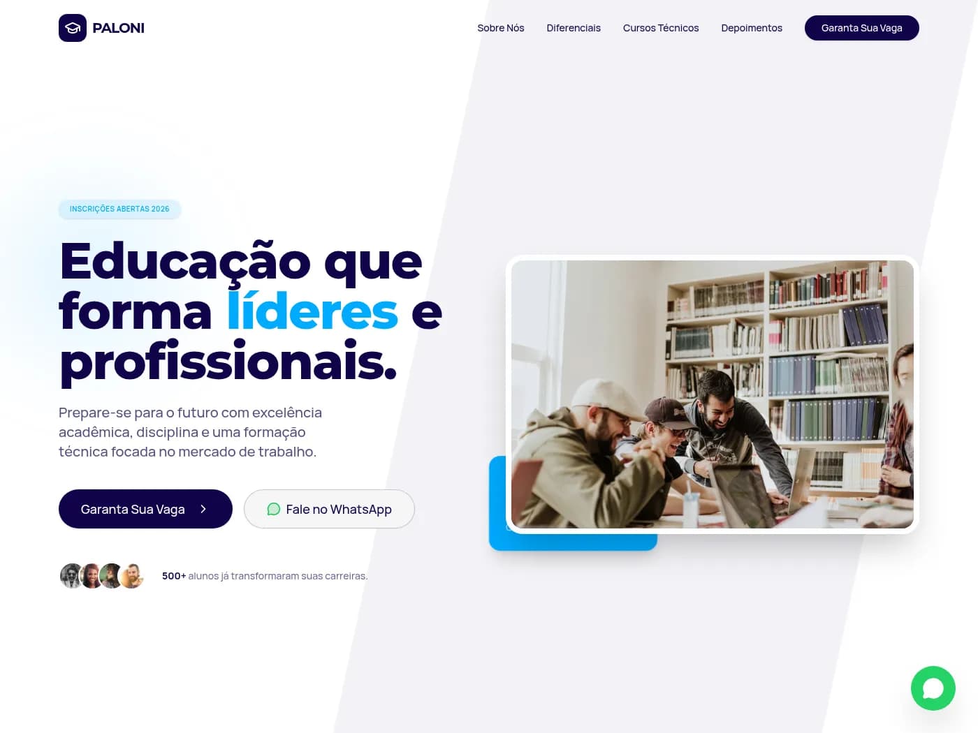 Instituto Paloni Landing