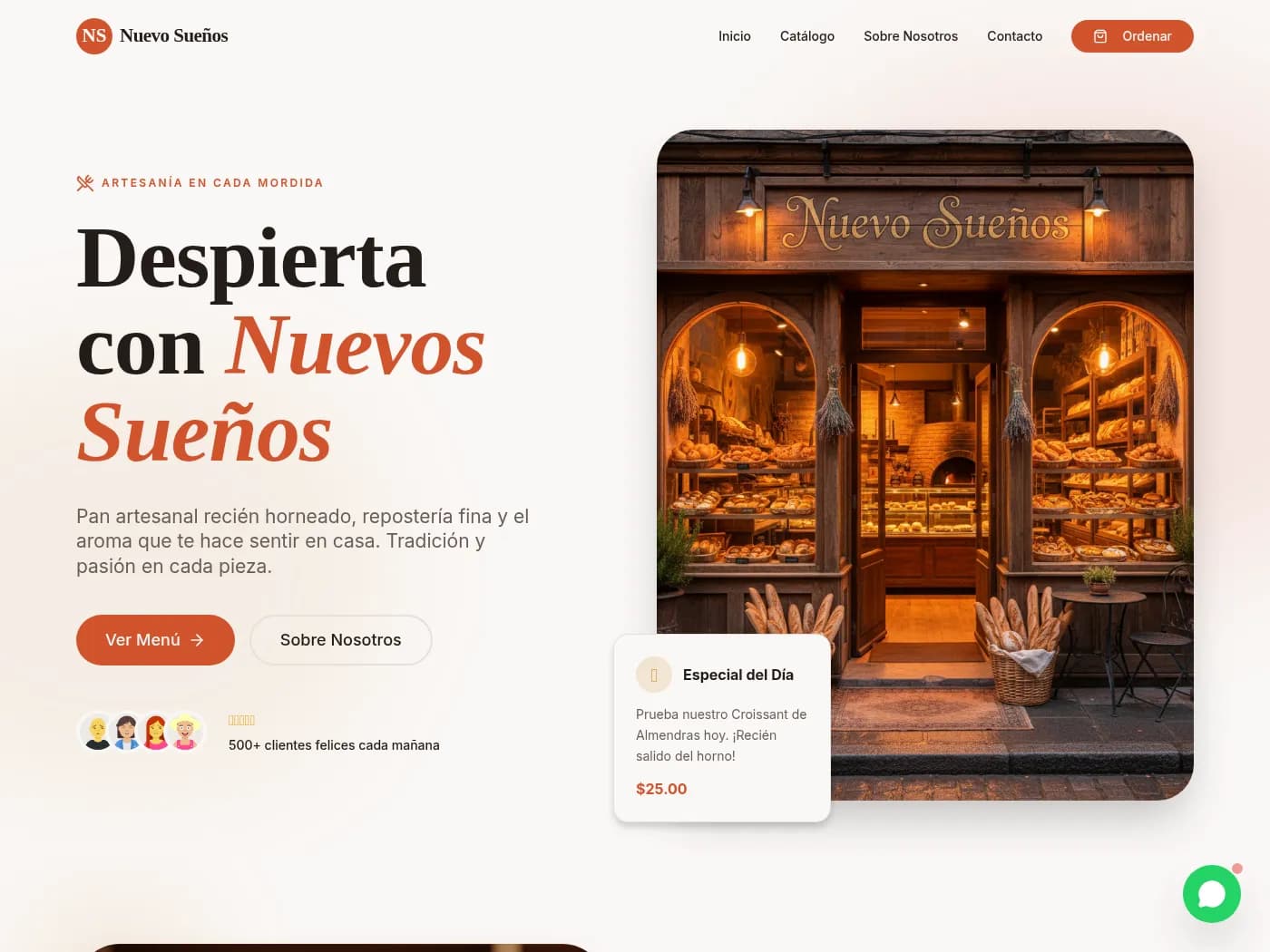 Panadería Delicias Web