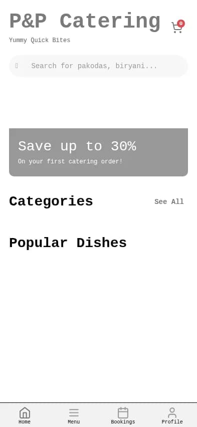 PandP Catering Mobile