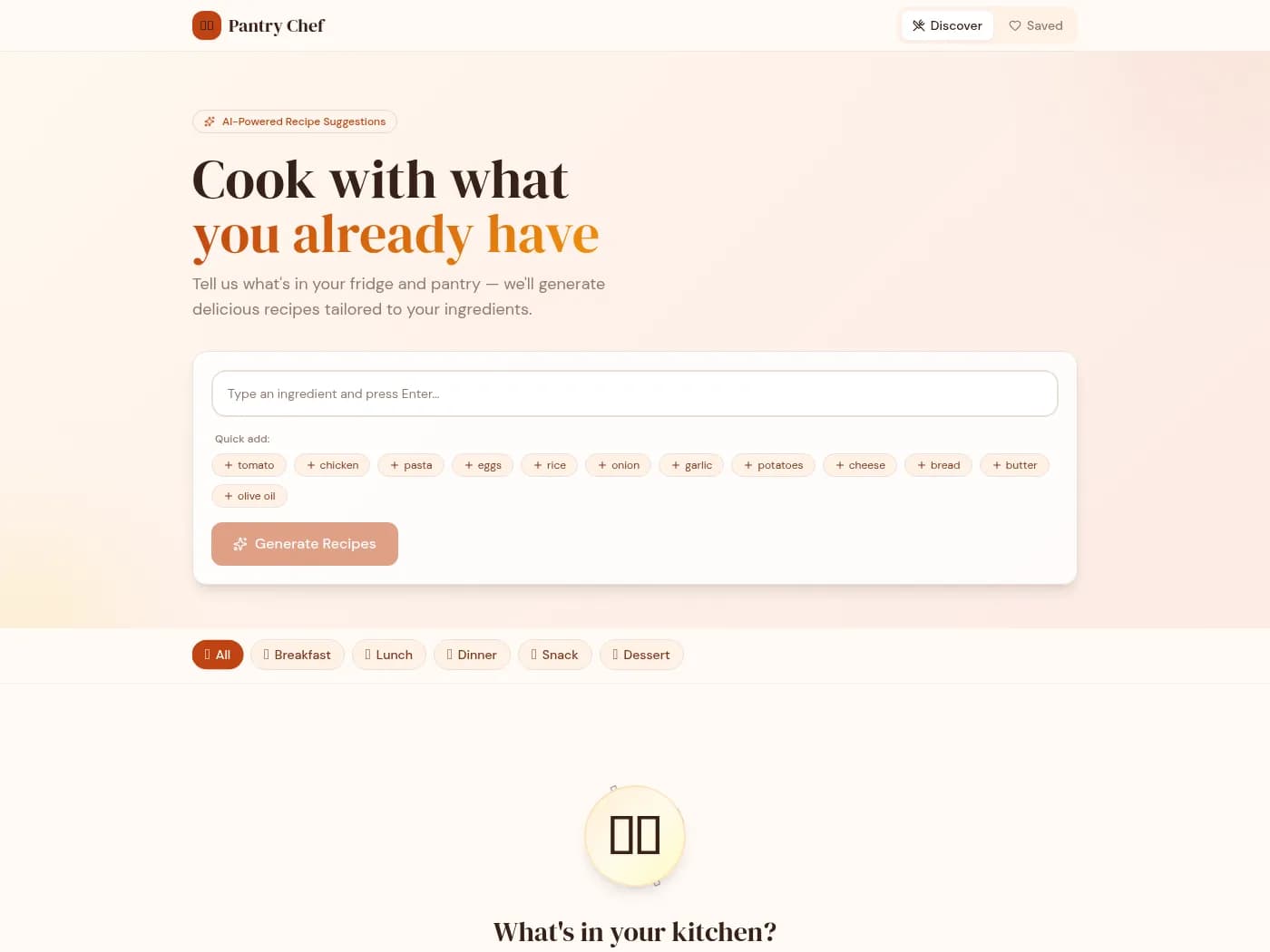 Pantry Chef AI
