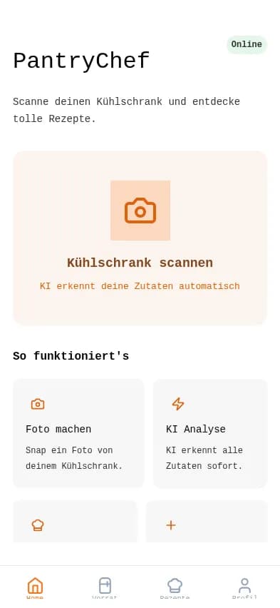 PantryChef MVP App