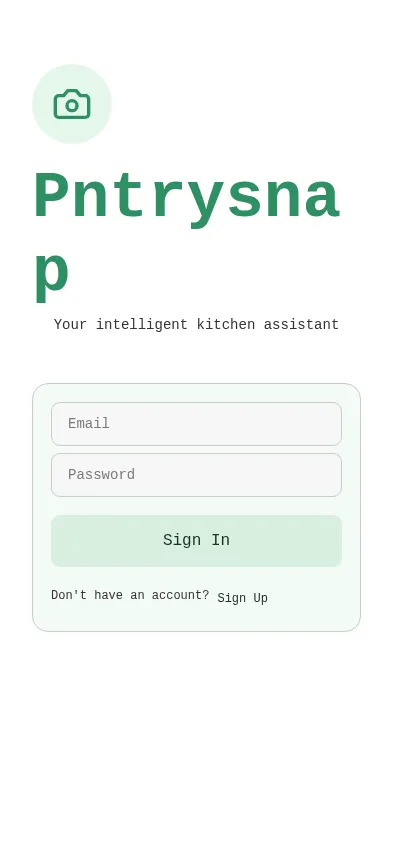 PantrySnap Grocery Helper
