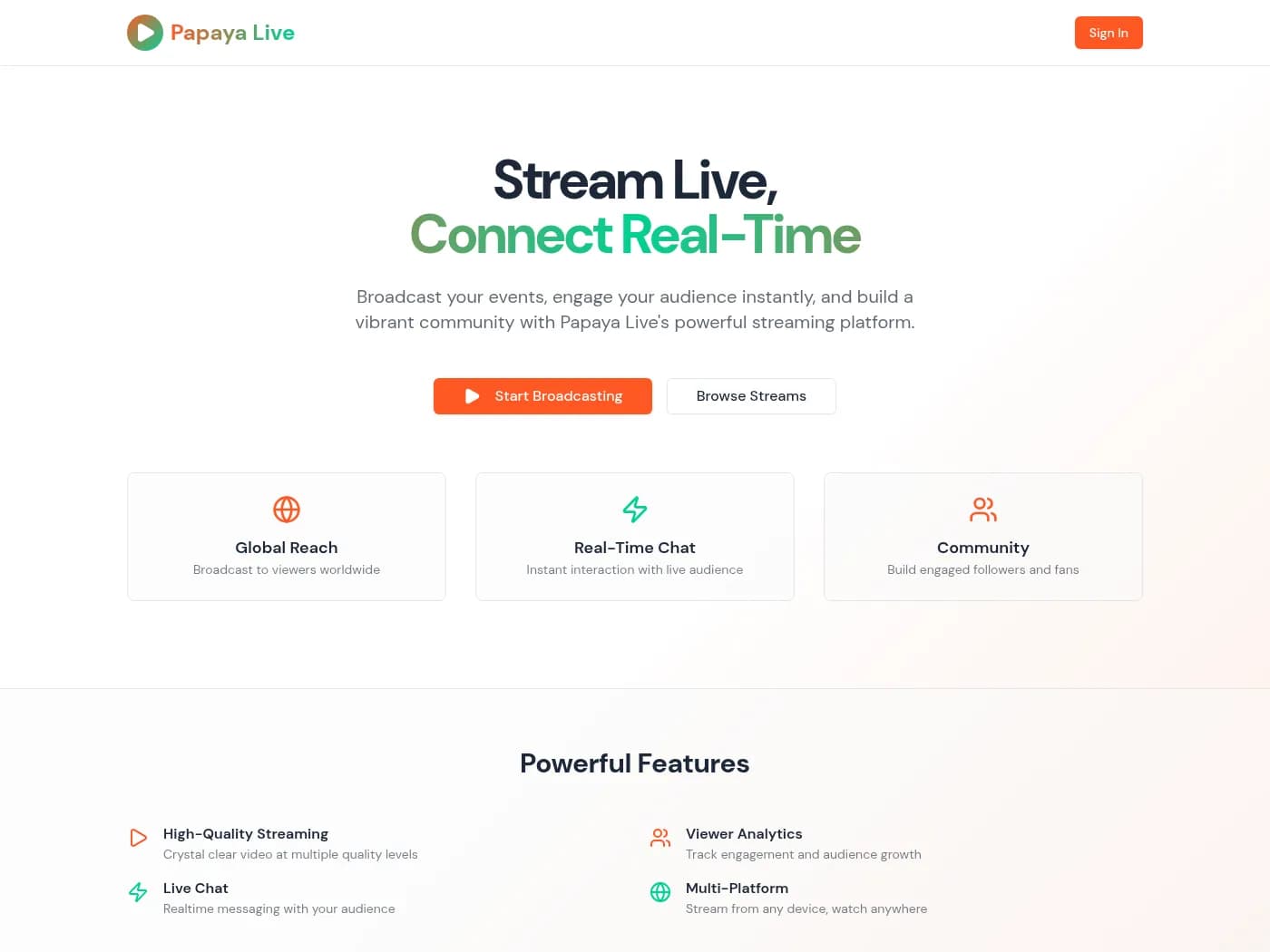 Papaya Live
