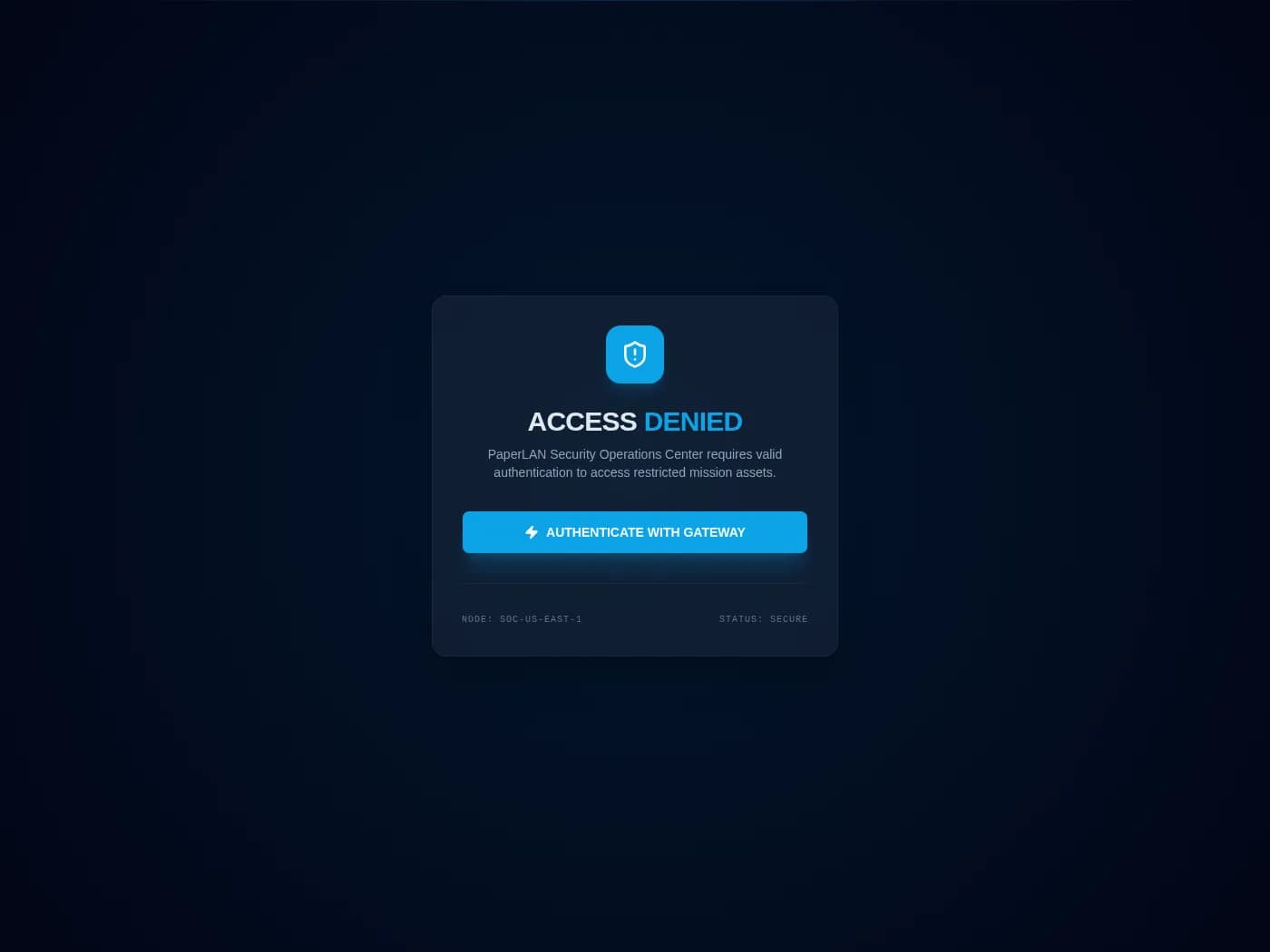 PaperLAN SOC Suite