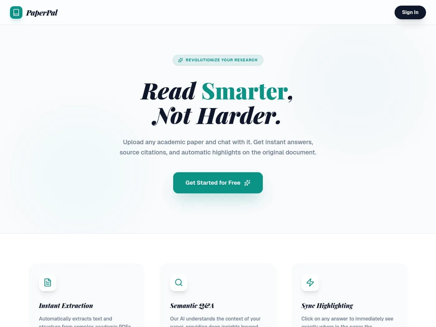 PaperPal Research Assistant