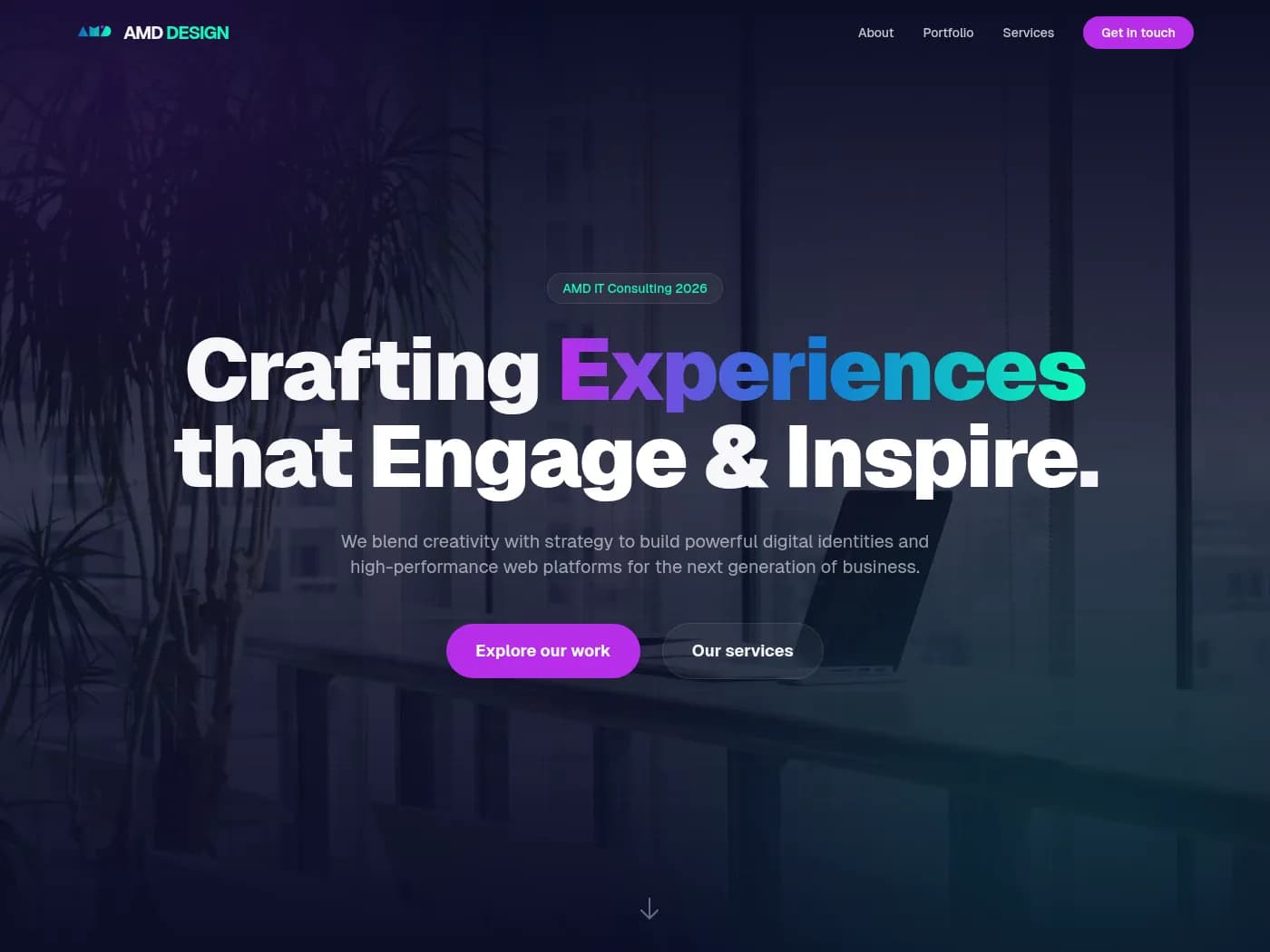 Parallax Agency Homepage