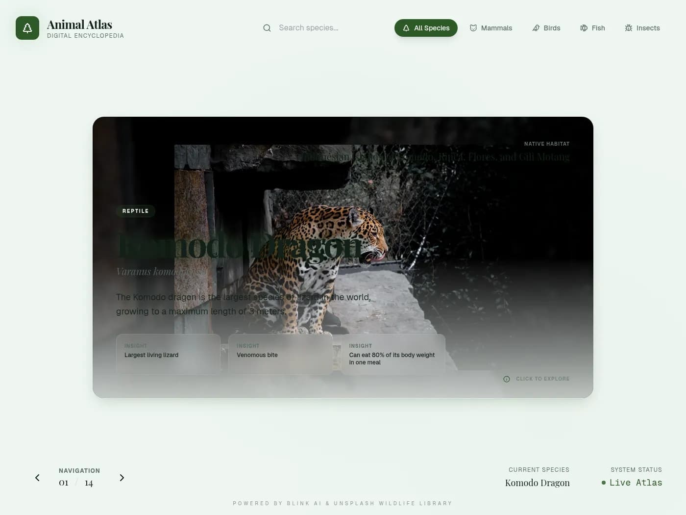 Parallax Animal Atlas