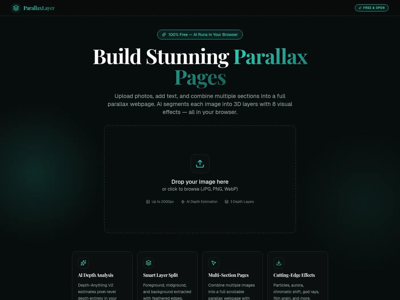Parallax Image Layer App