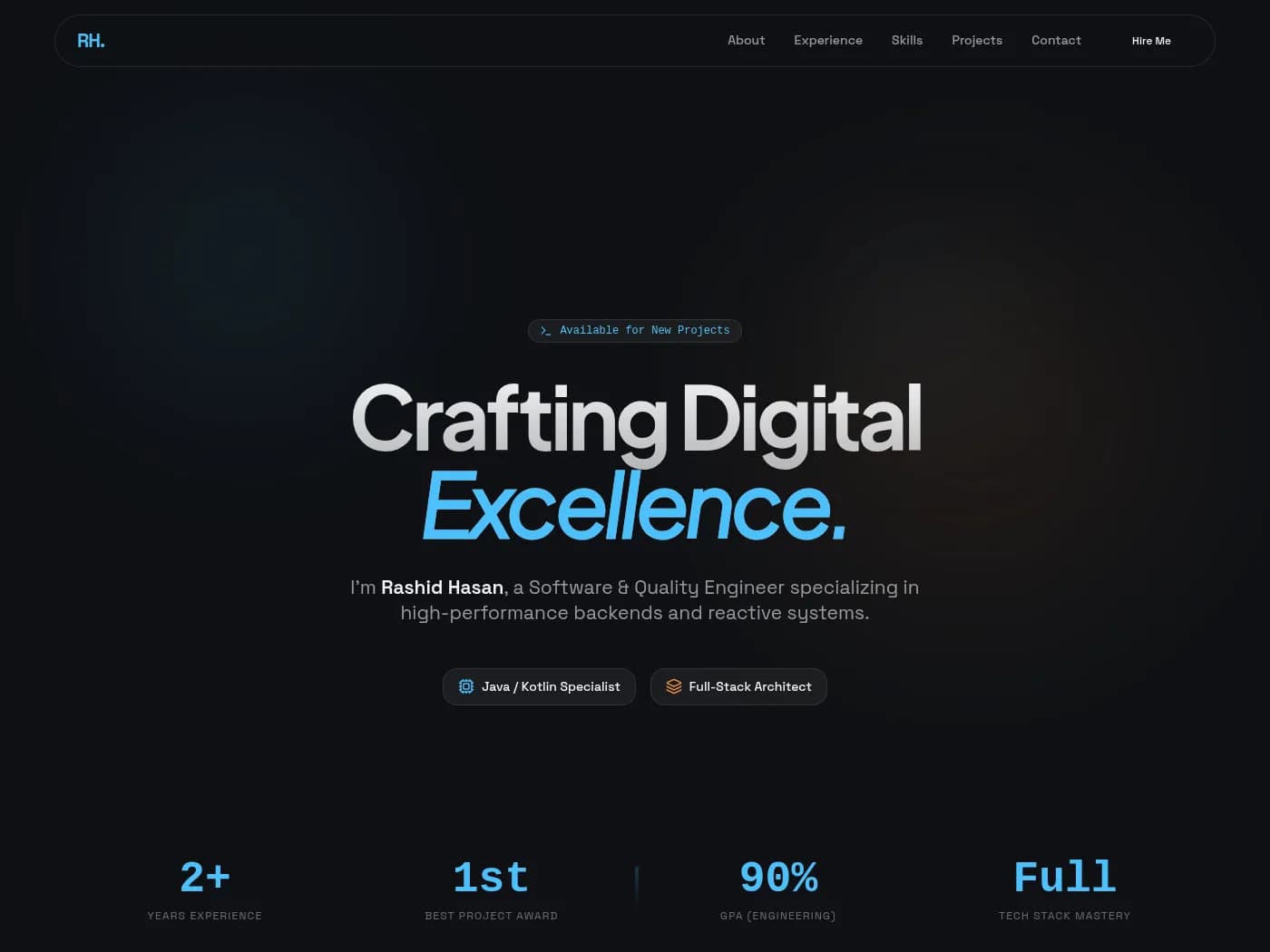 Parallax Content Showcase