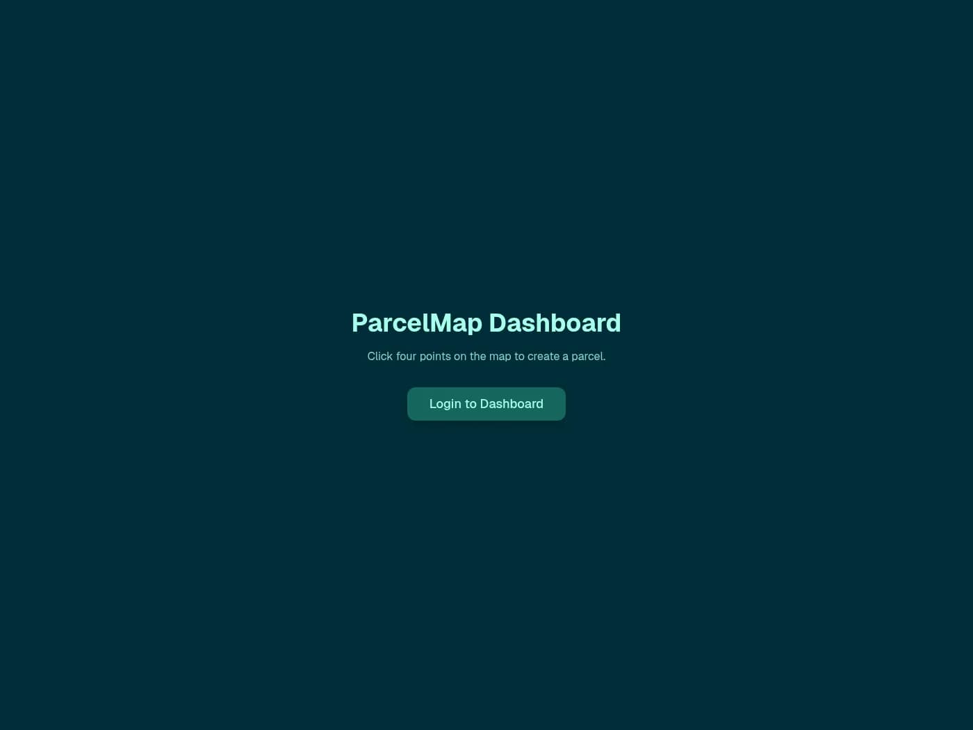 ParcelMap Dashboard