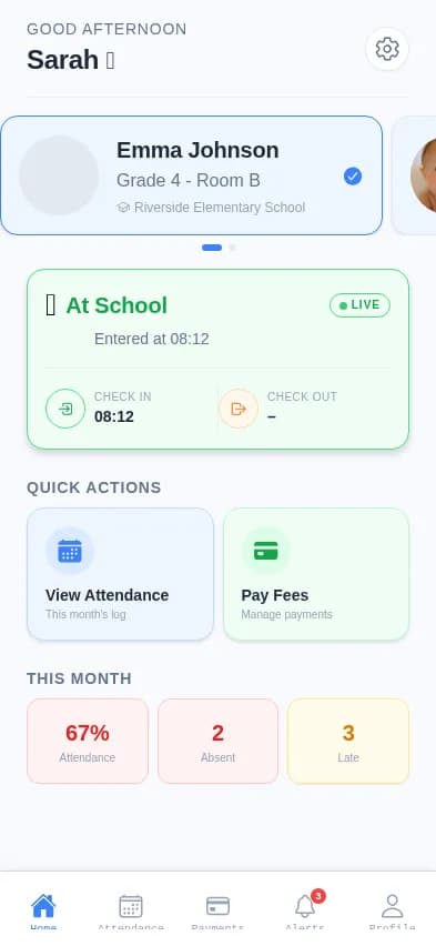 Parental Attendance App