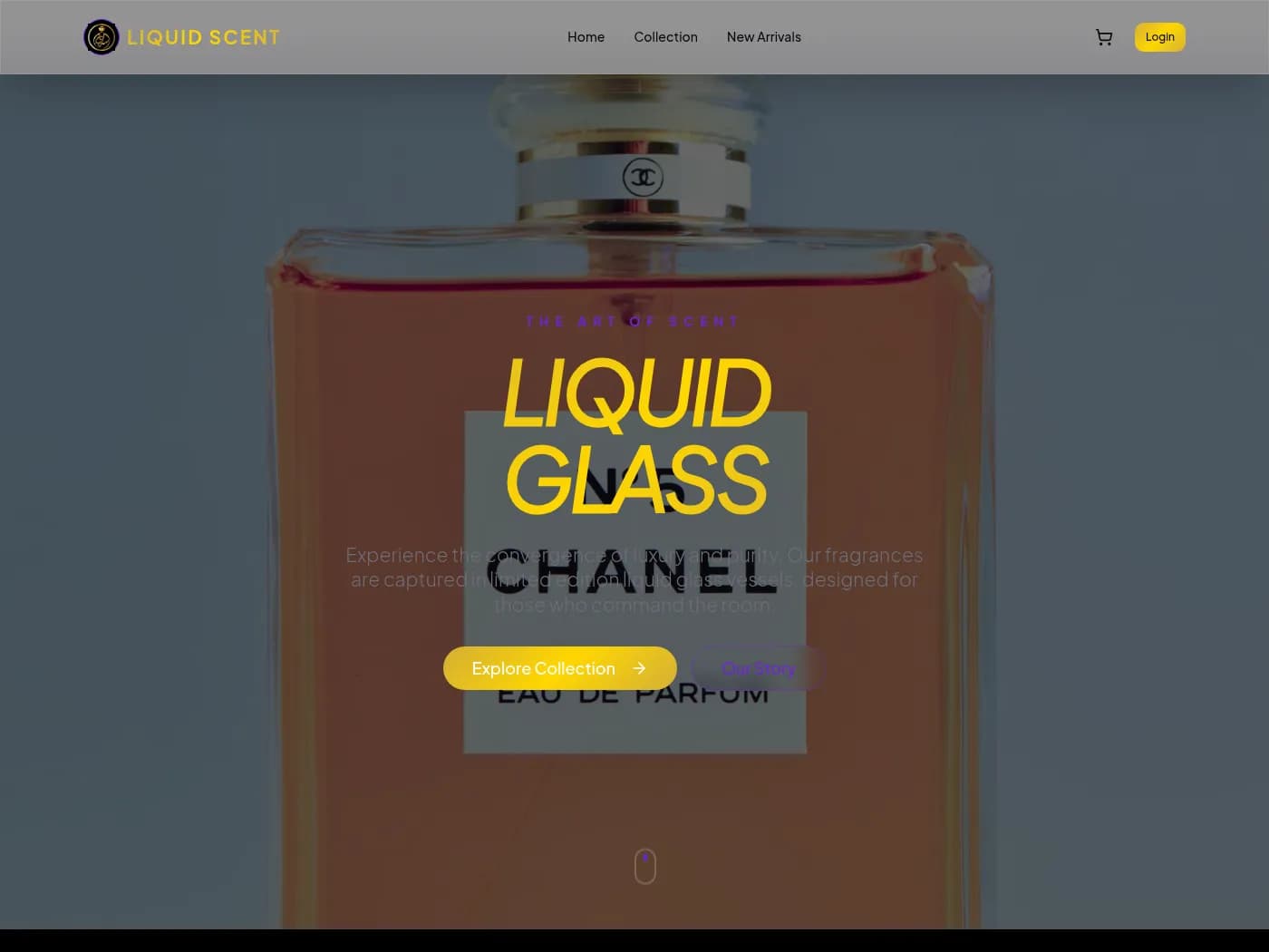Parfume Shop Liquid UI
