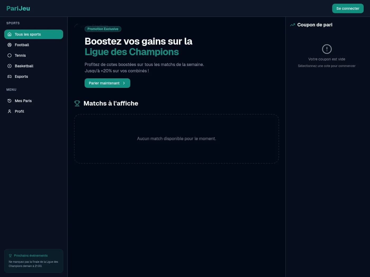 PariJeu Web