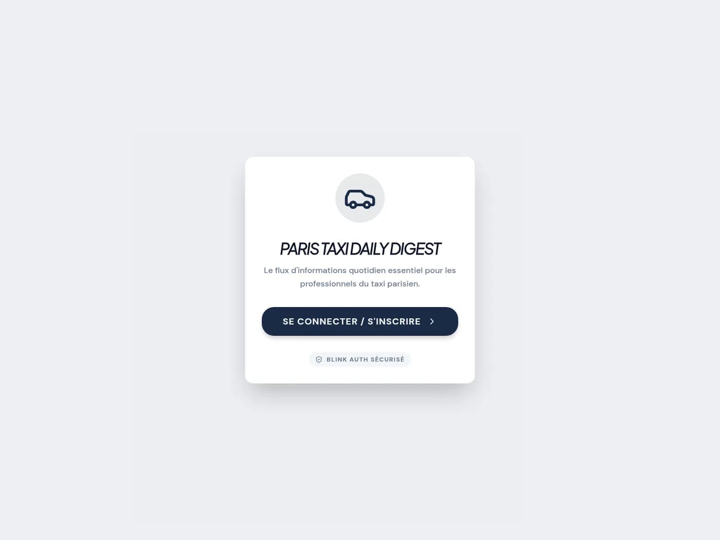Paris Taxi Daily Digest