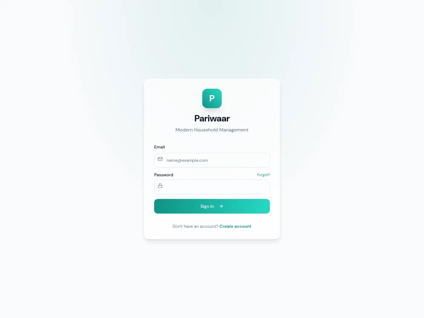 Pariwaar UI Redesign