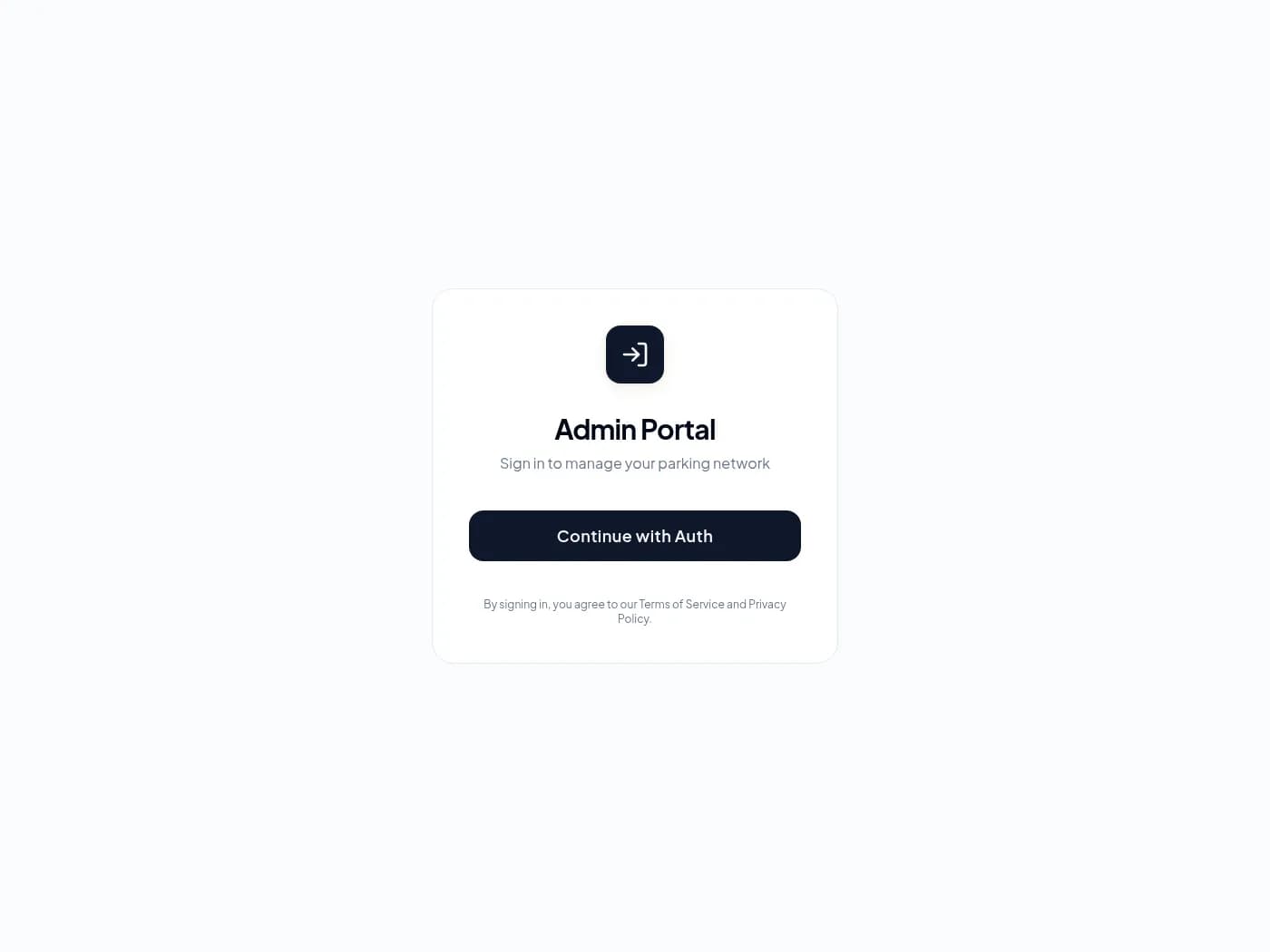 ParkingMap Admin Panel