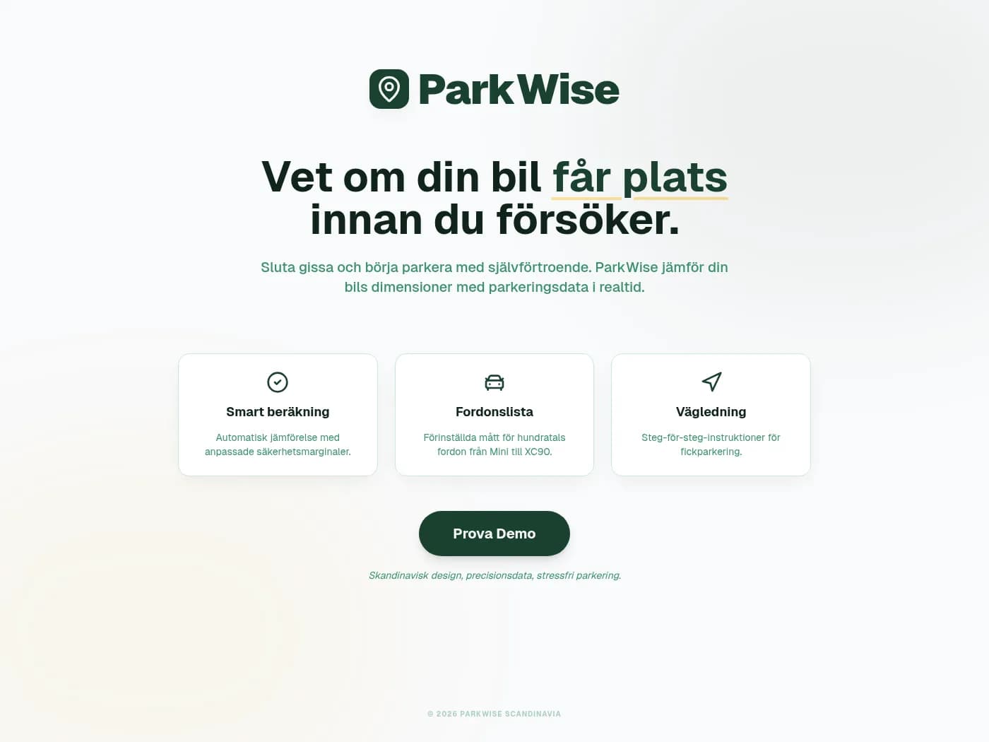 ParkWise Fit Finder