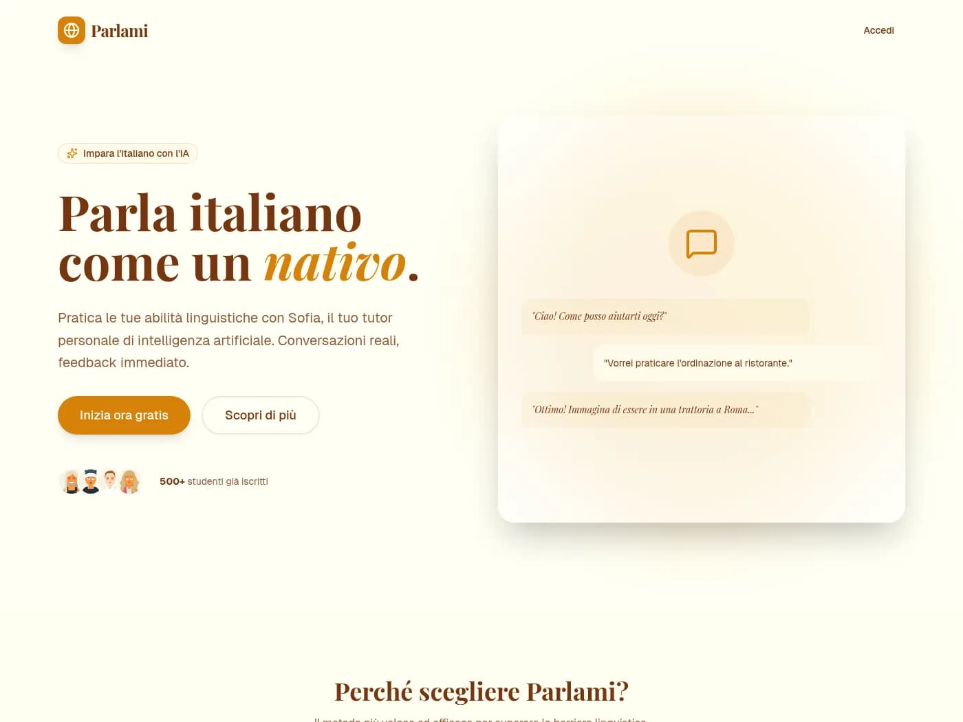 Parlami In Italiano