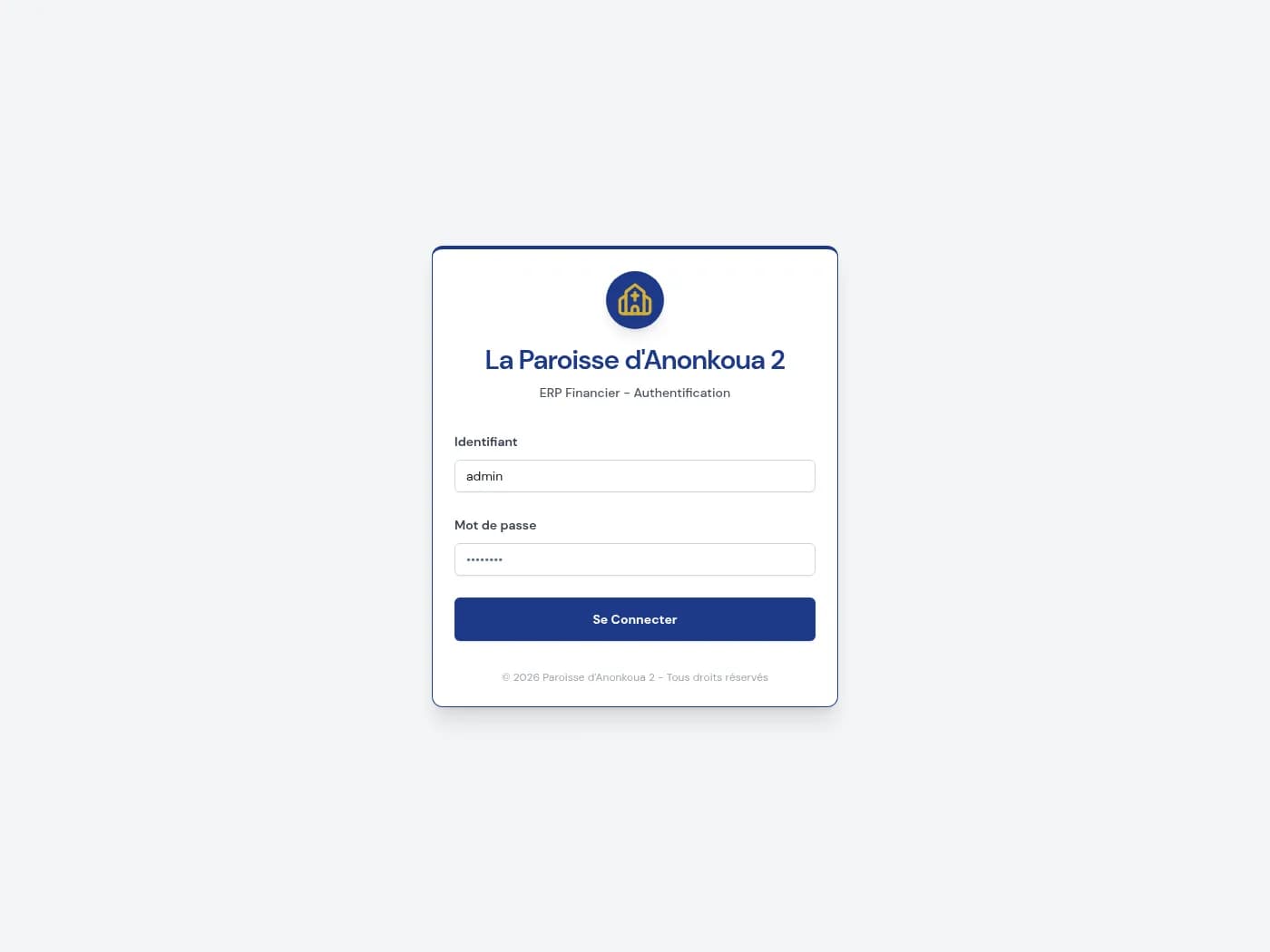 Paroisse Finance Manager