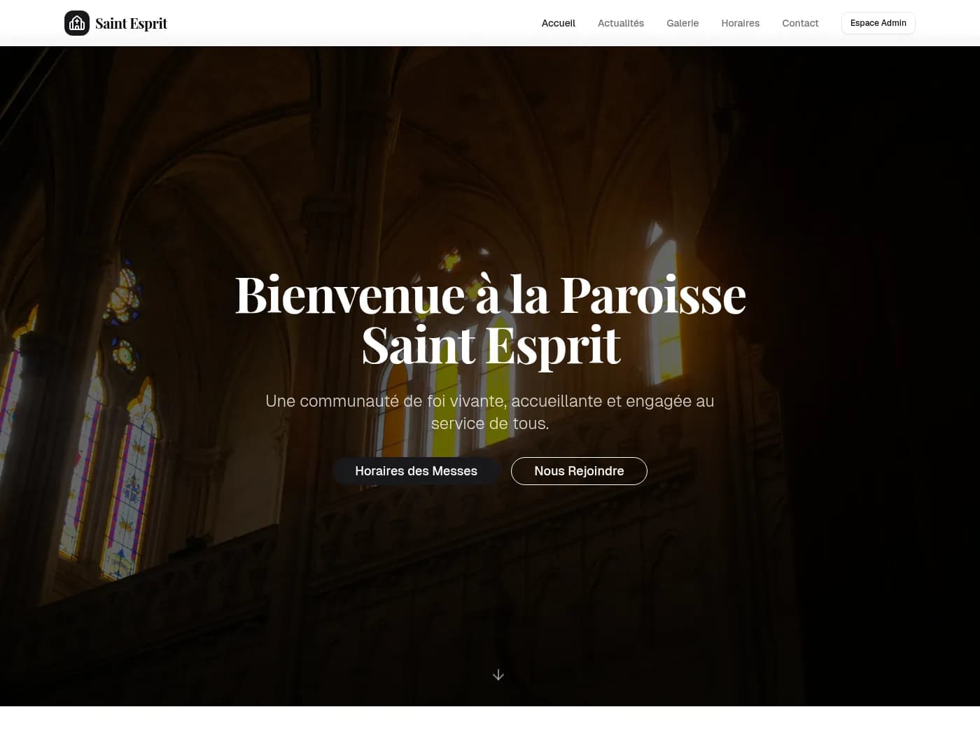Saint Esprit Parish Site
