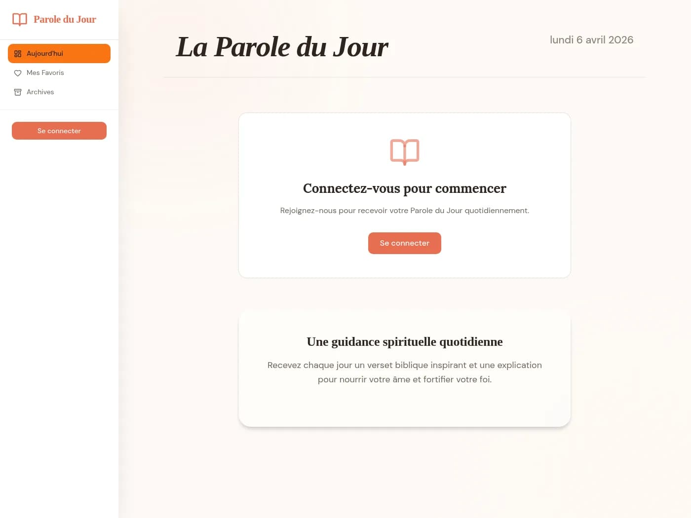 Parole du Jour