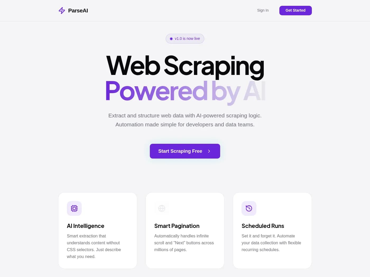 ParseAI Scraper