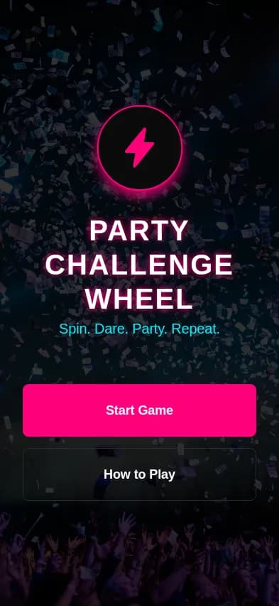 Party Challenge Wheel