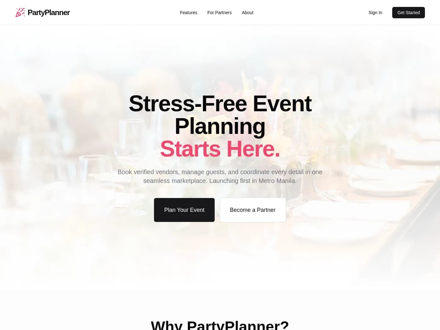 Party Planner OS