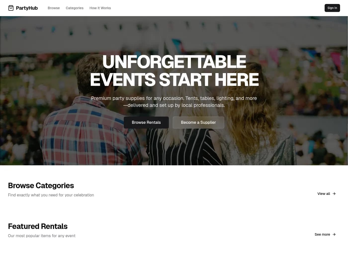 Party Rental Hub
