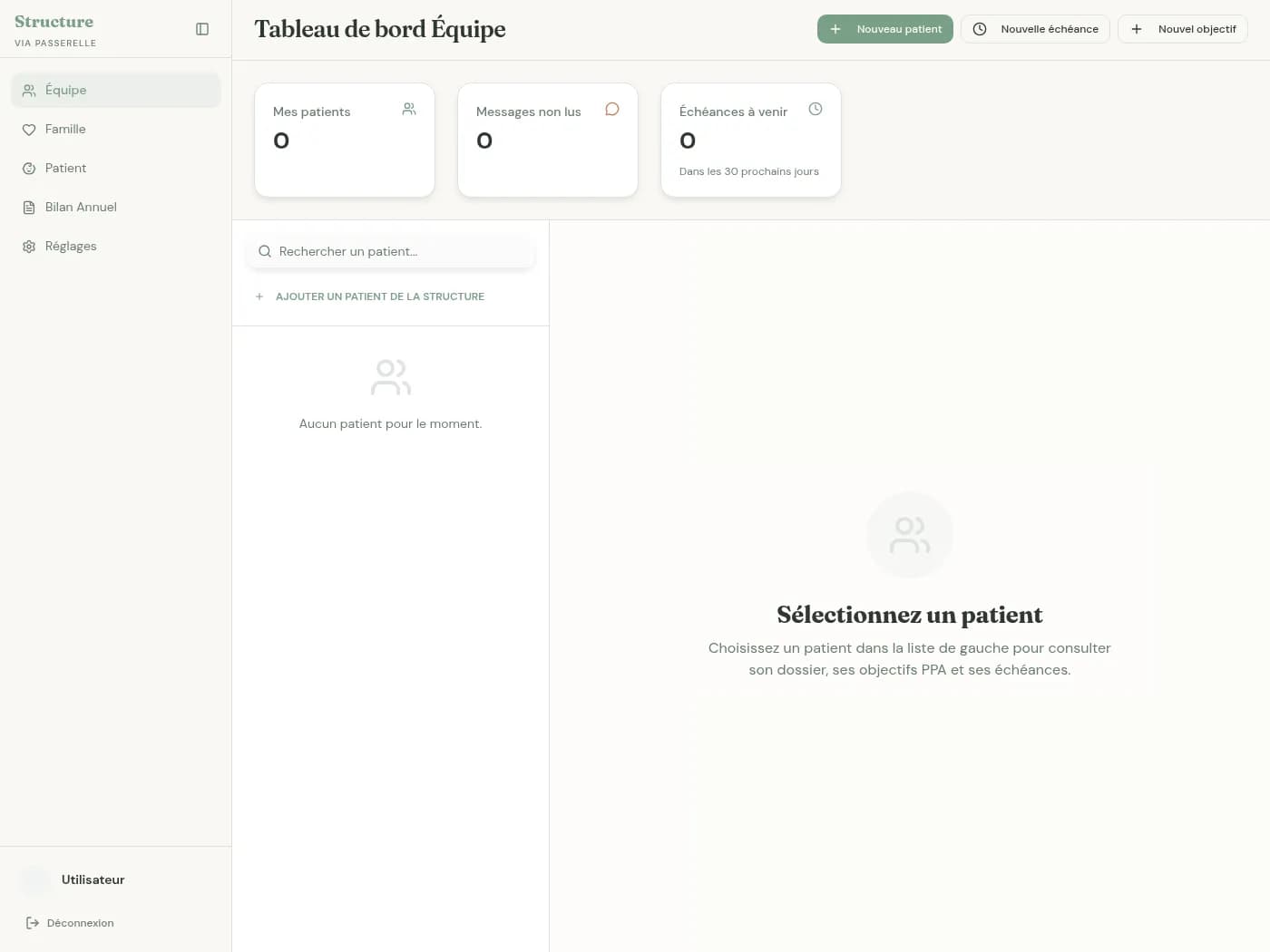 Passerelle Medical-Social App