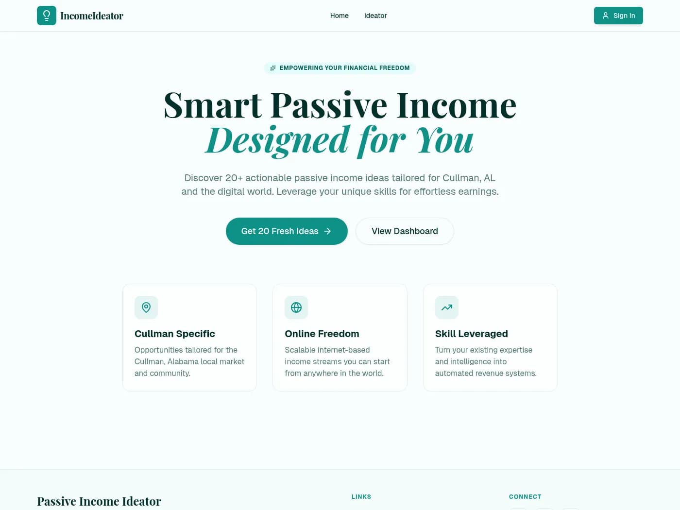 Passive Income Ideator