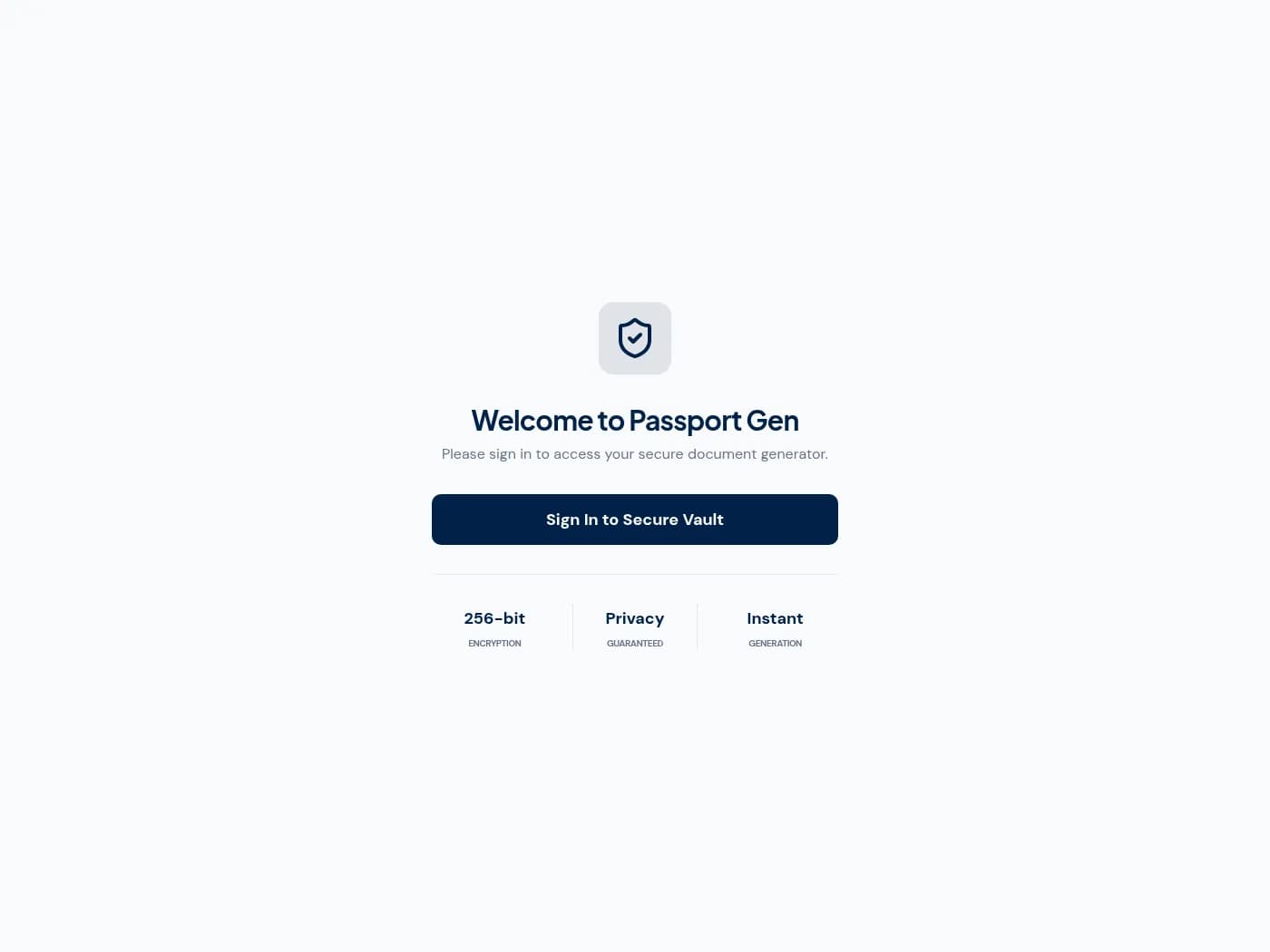 Smart Passport Generator