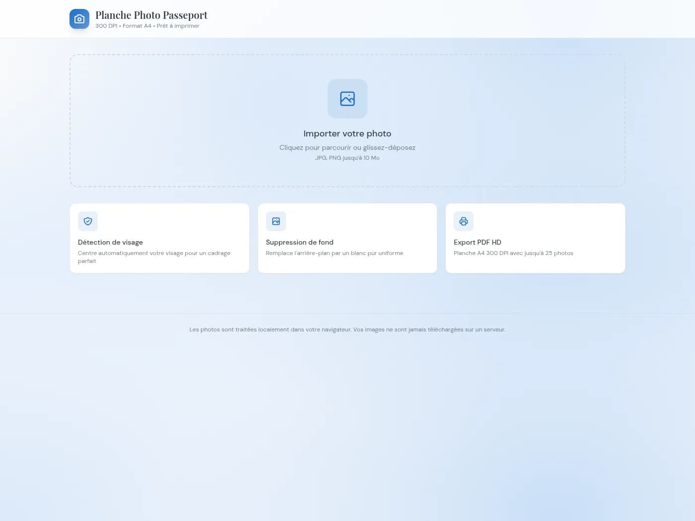 Passport Photo Sheet Maker
