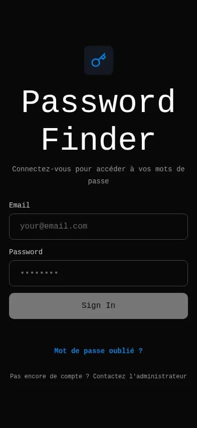 Password Finder Tool