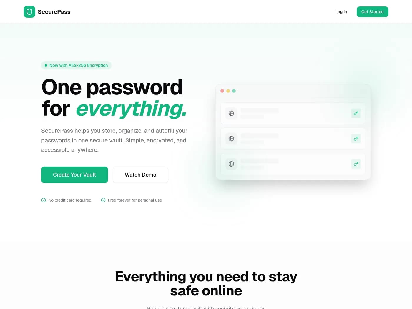 SecurePass Manager