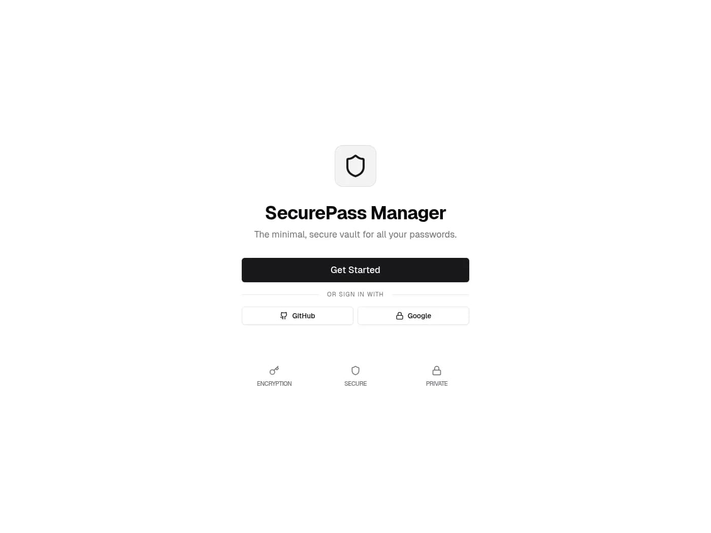 SecurePass Manager