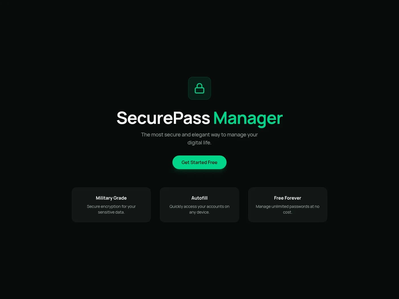 SecurePass Manager