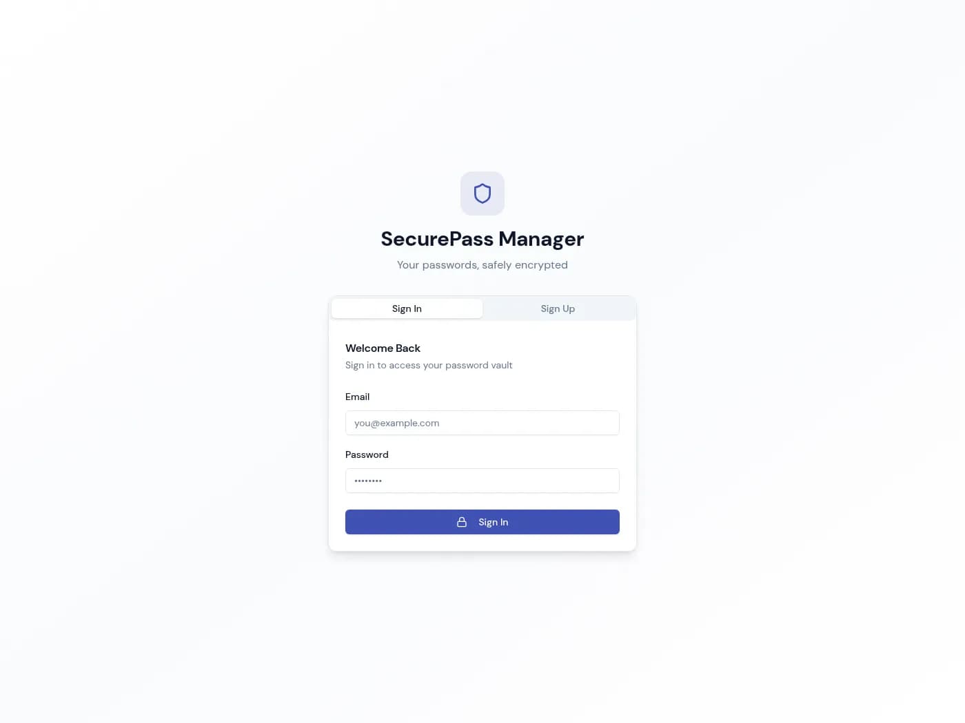 SecurePass Manager