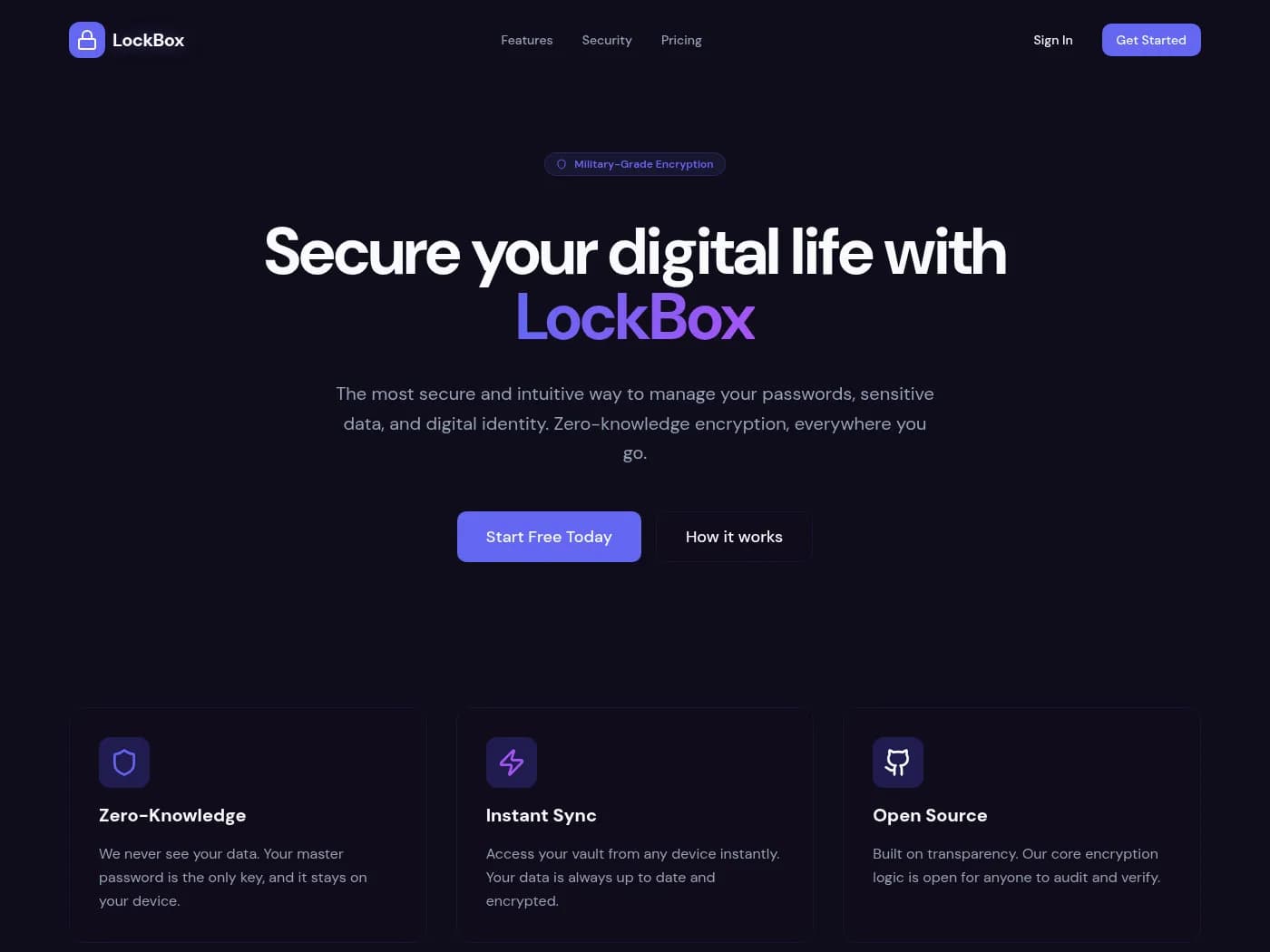LockBox Password Manager