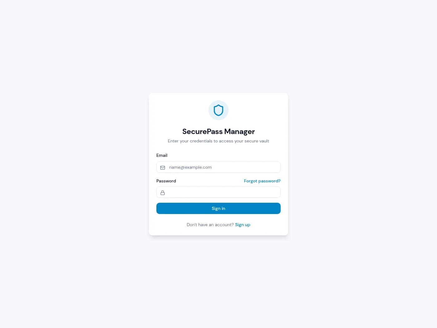 SecurePass Manager