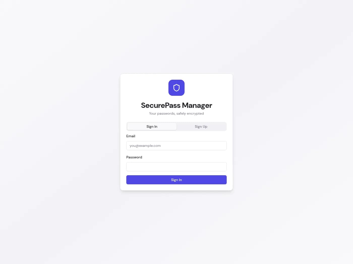 SecurePass Manager
