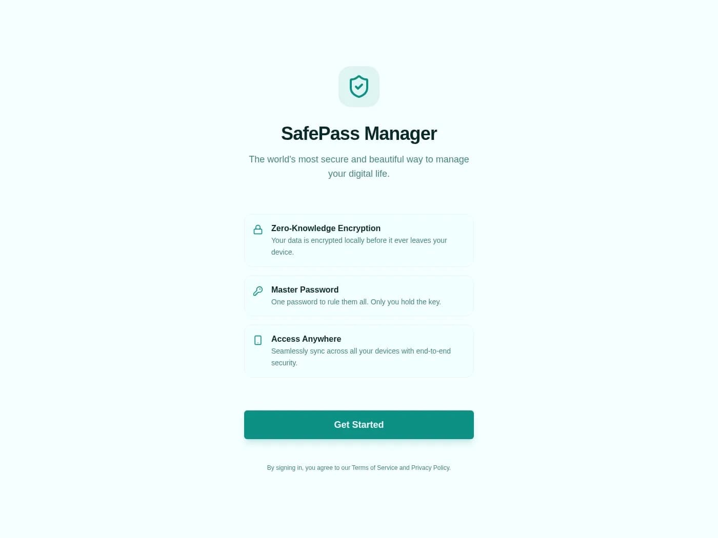 SafePass Manager