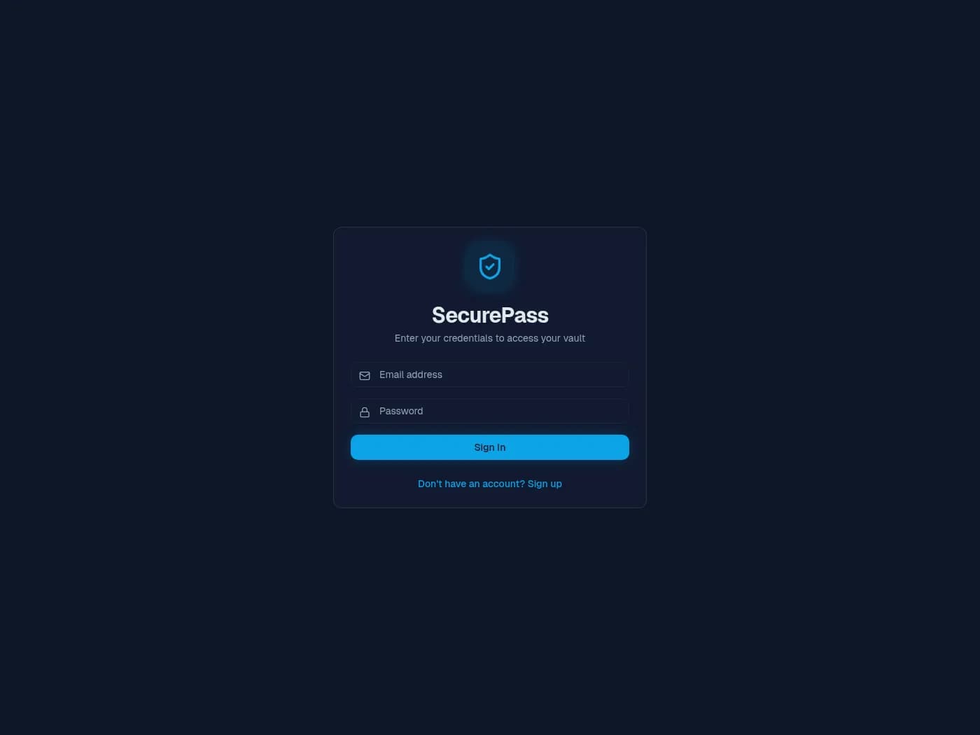 SecurePass Manager
