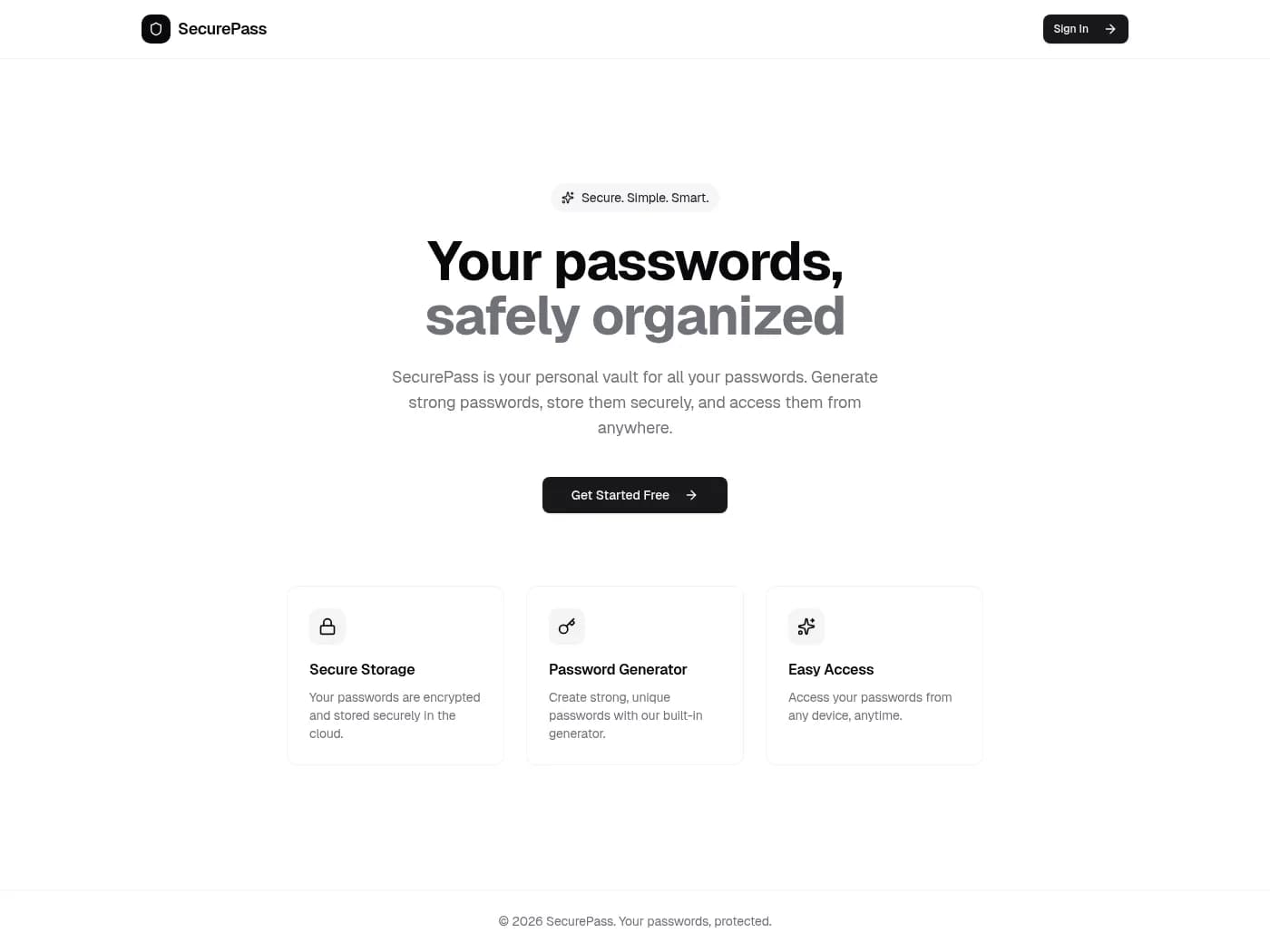SecurePass Manager