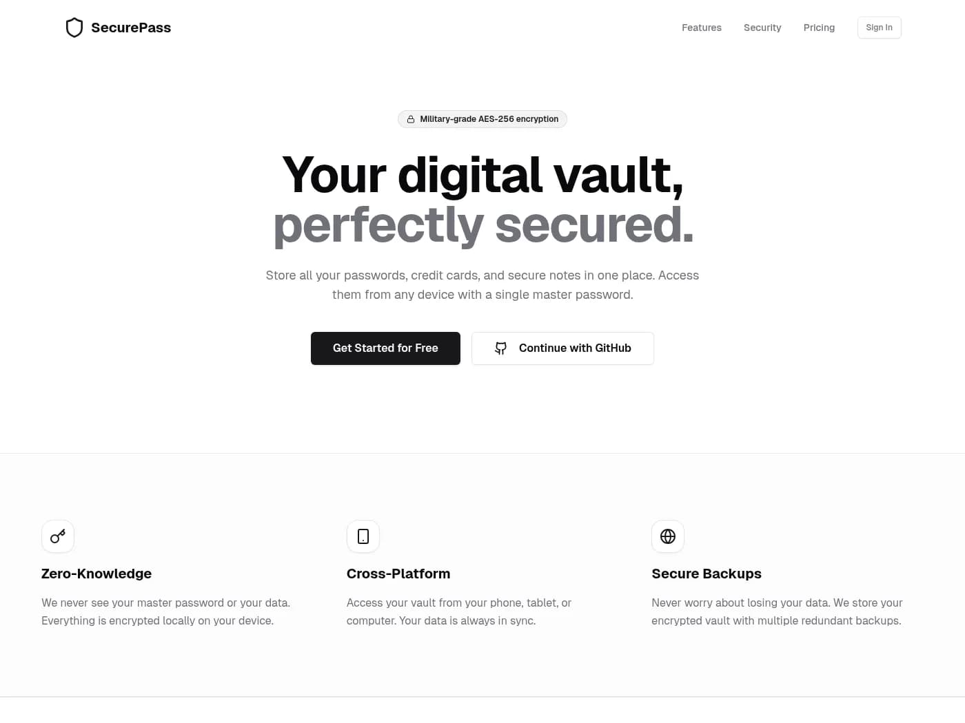 SecurePass Manager
