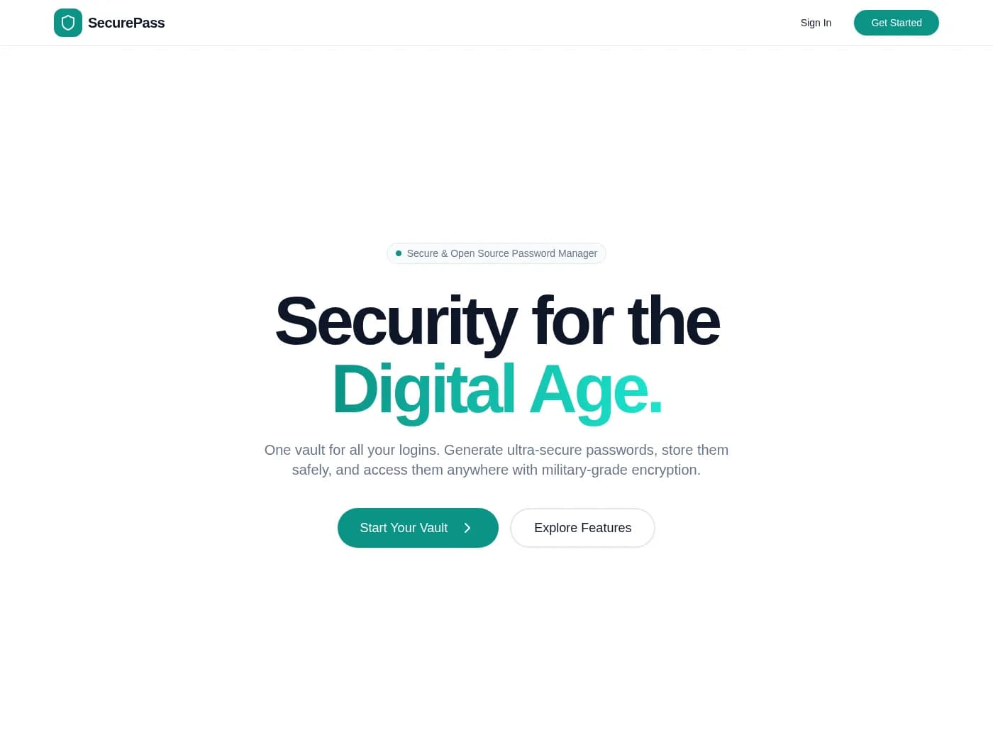 SecurePass Manager