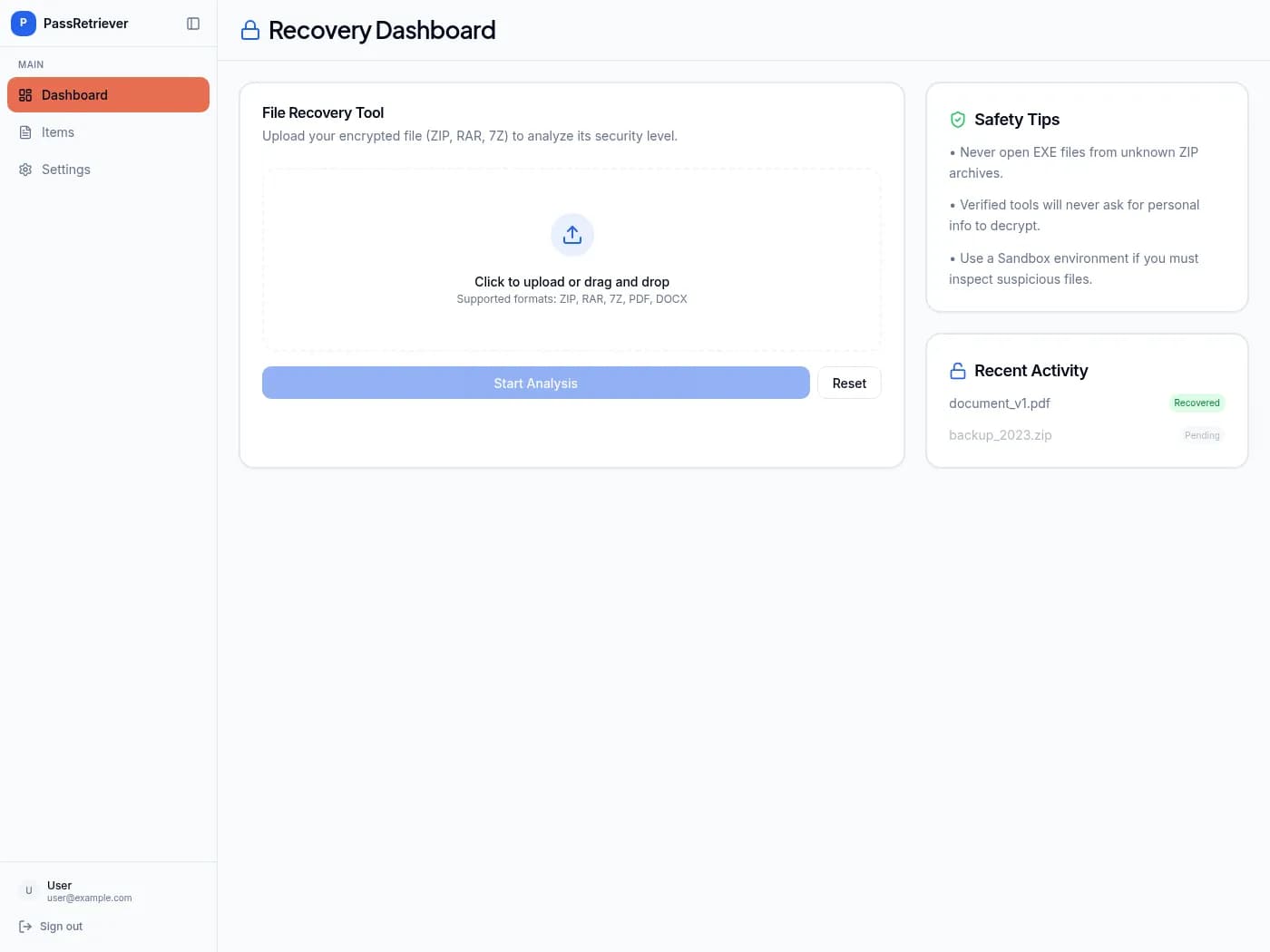 Password Retriever