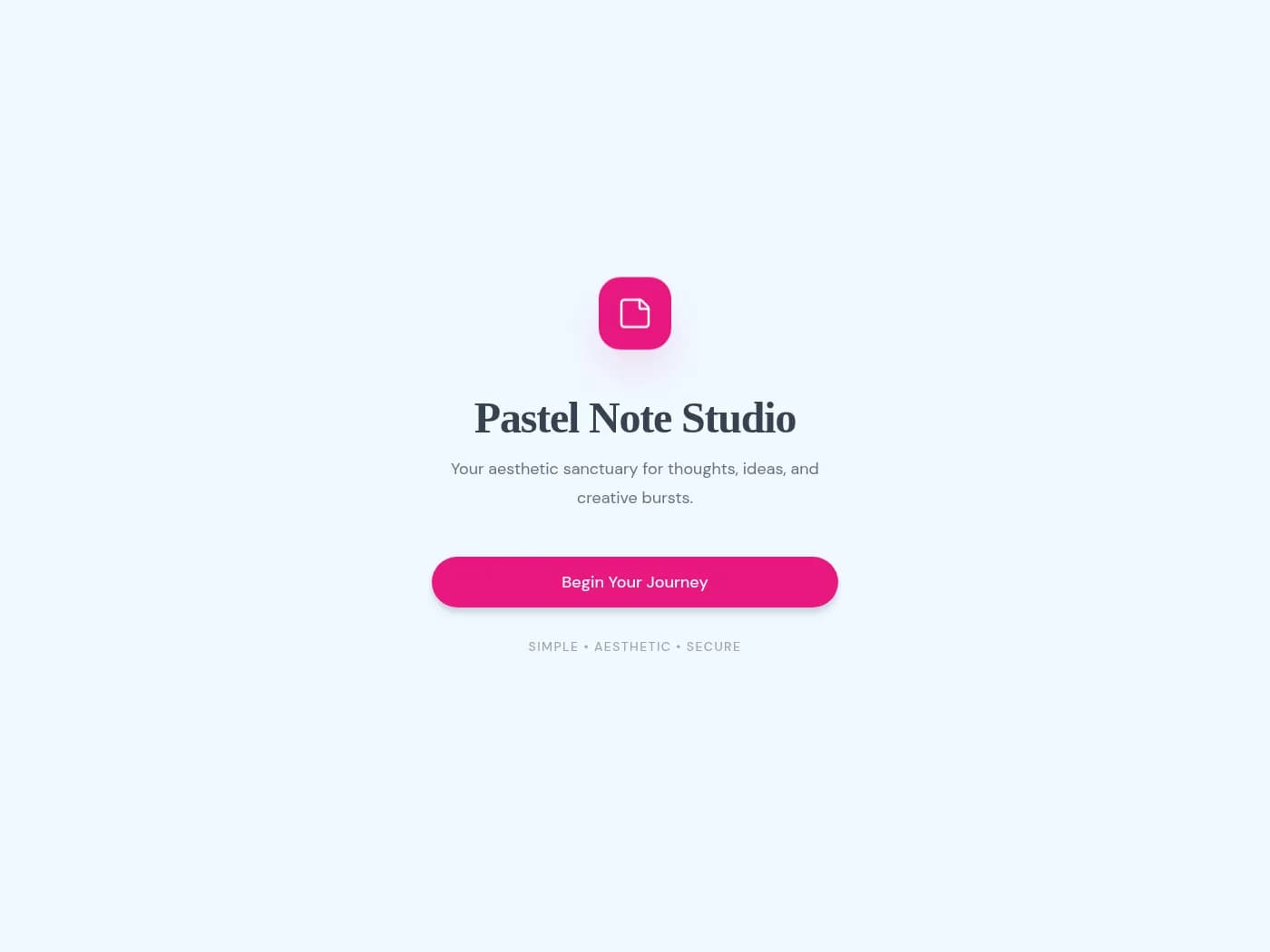 Pastel Note Studio