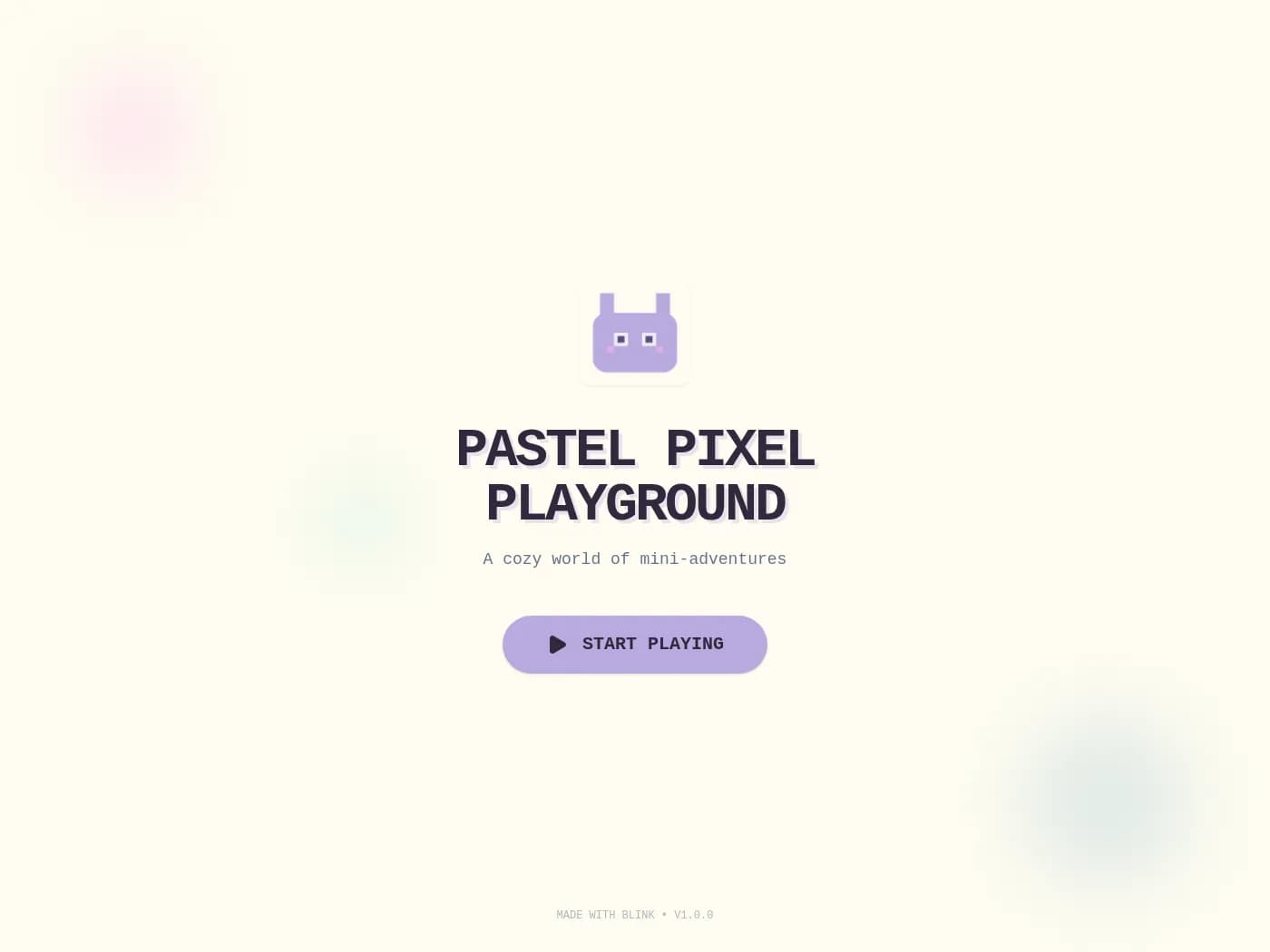 Pastel Pixel Arcade