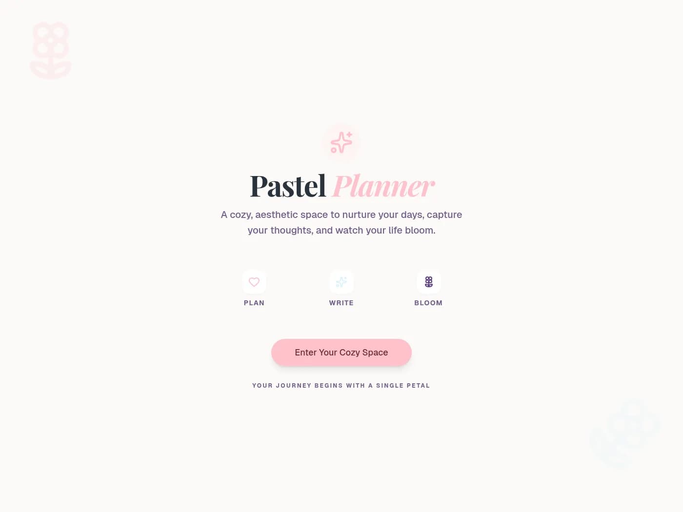 Pastel Planner